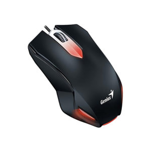 GENIUS MOUSE WIRED USB UX-G200,GAMING Ενσύρματο ποντίκι BLACK WITH RED ...