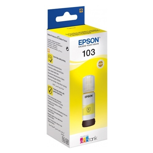 EPSON INK BOTTLE 103, 1 x 65.0 ml, BLACK, MAGENTA, CYAN, YELLOW ...