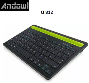 Wireless, rechargeable bluetooth keyboard with stand for tablets and ...